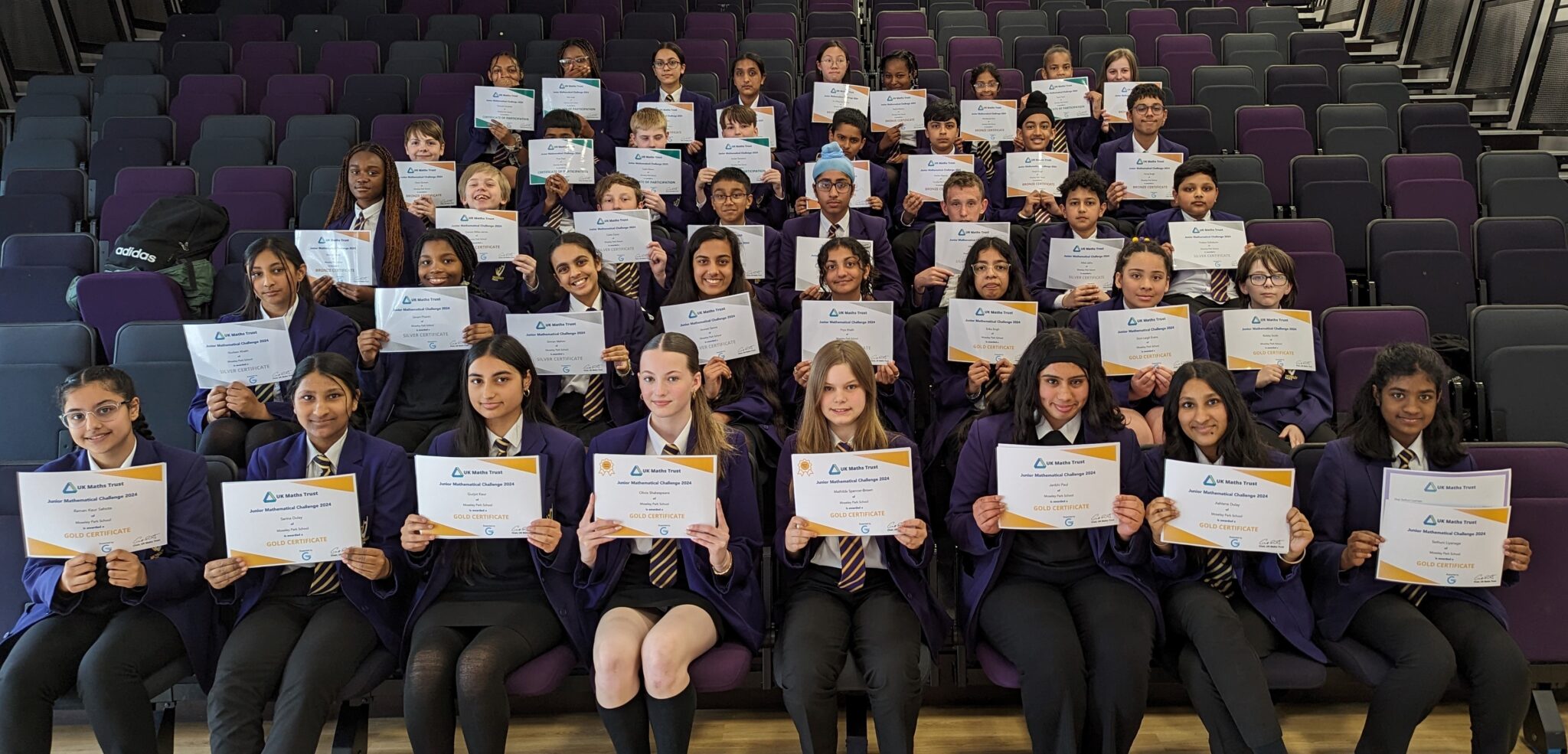 Year 7-8 UKMT Maths Challenge – Moseley Park